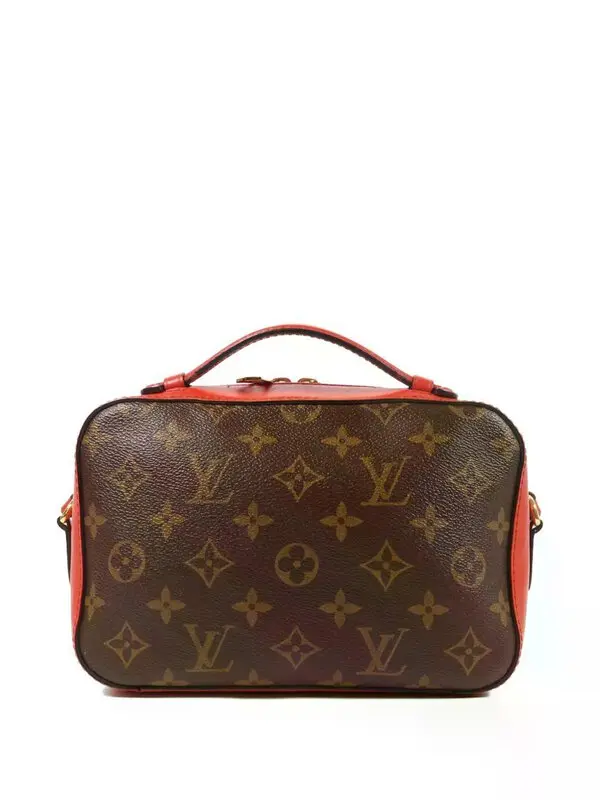 LOUIS VUITTON Monogram Saintonge Handbag - Brown
