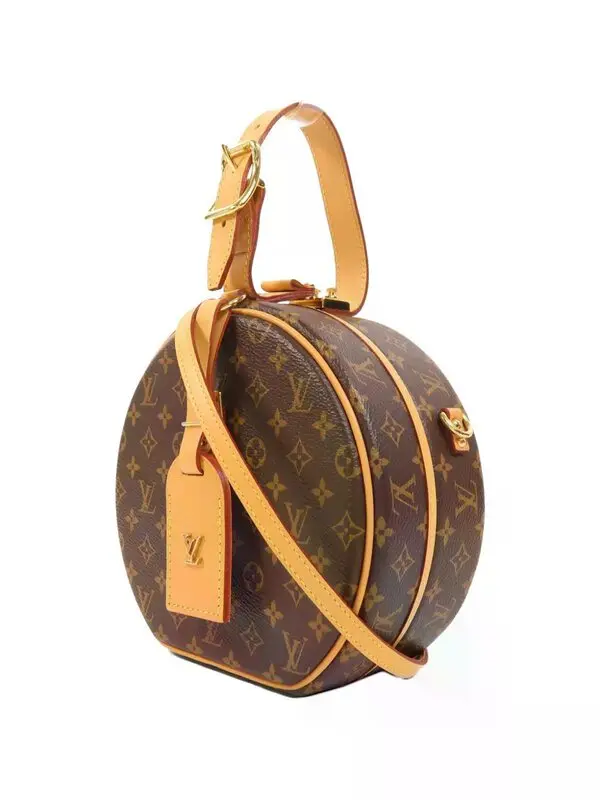 LOUIS VUITTON Petite Boite Chapeau Monogram Bag - Brown