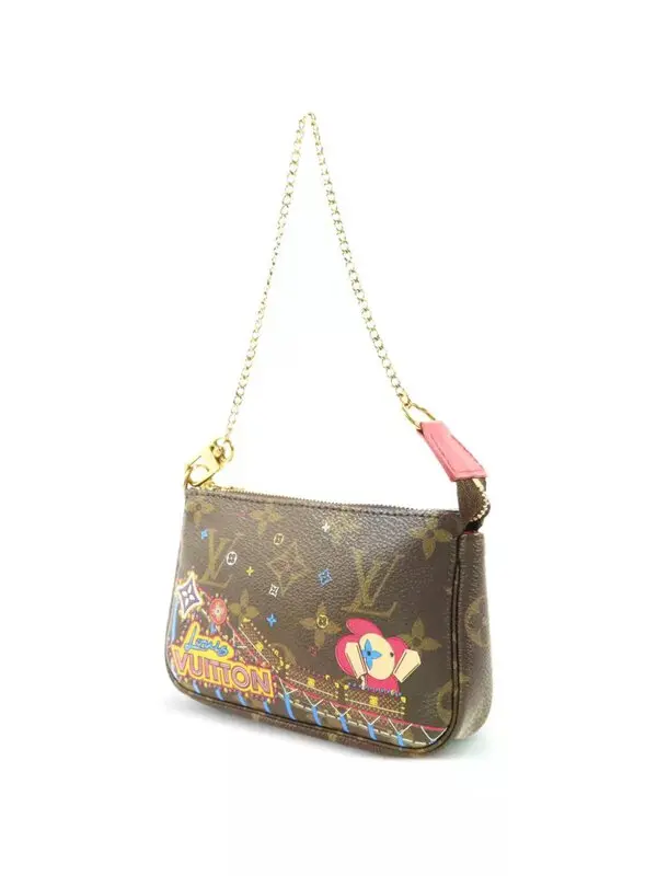 LOUIS VUITTON Mini Pochette Shoulder Bag - Brown