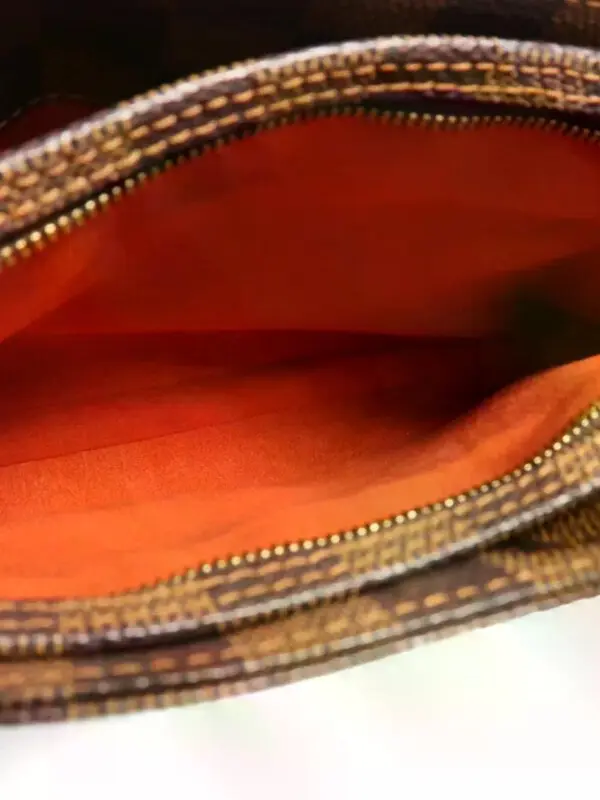 LOUIS VUITTON Aubagne Damier Ebene Shoulder Bag - Brown