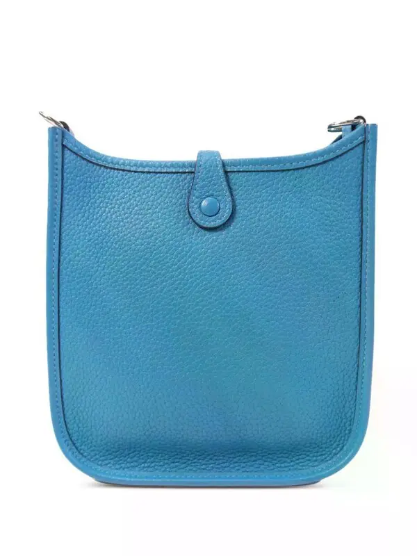 Hermès Evelyne Tpm Clemence-leather Crossbody Bag - Blue