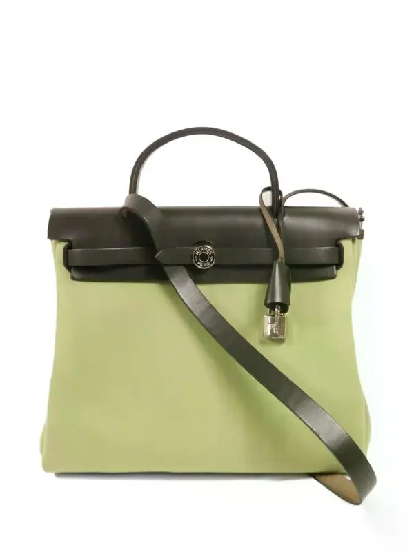 Hermès Herbag Pm Tote Bag - Green