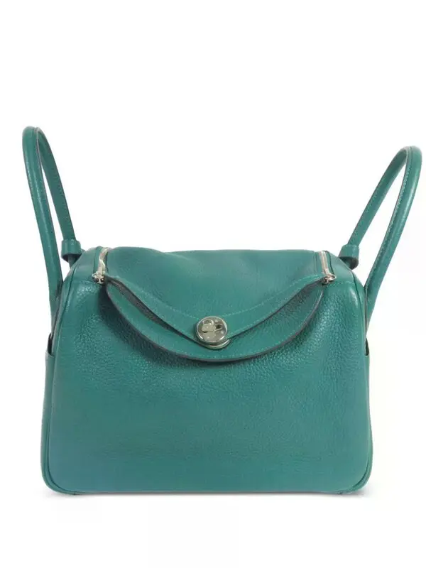 Hermès Lindy 30 Shoulder Bag - Green