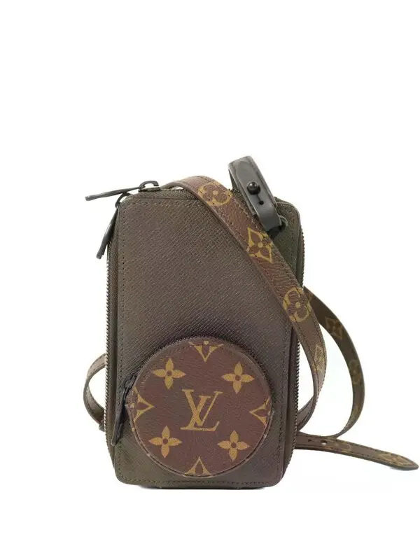 LOUIS VUITTON Taigarama Phone Box Handbag - Brown
