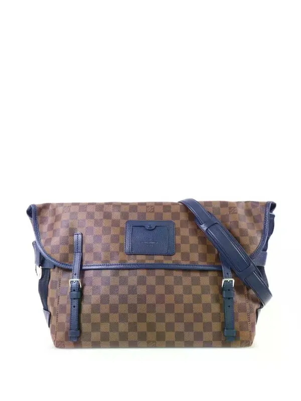 LOUIS VUITTON Damier Ebene Buzas Shoulder Bag - Brown