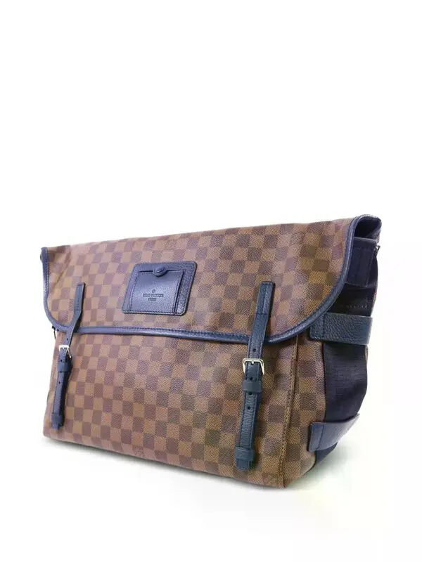 LOUIS VUITTON Damier Ebene Buzas Shoulder Bag - Brown