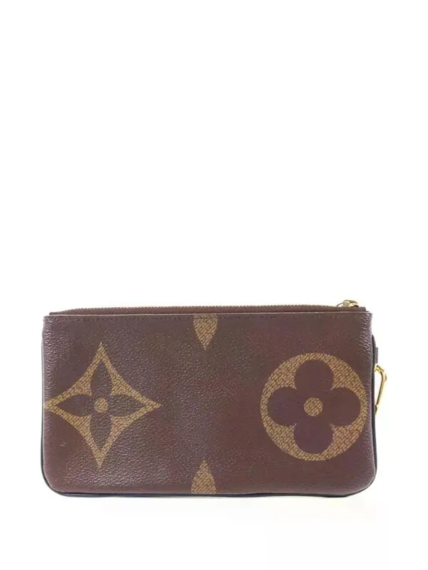 LOUIS VUITTON Trio Reverse Monogram Giant Clutch Bag - Brown