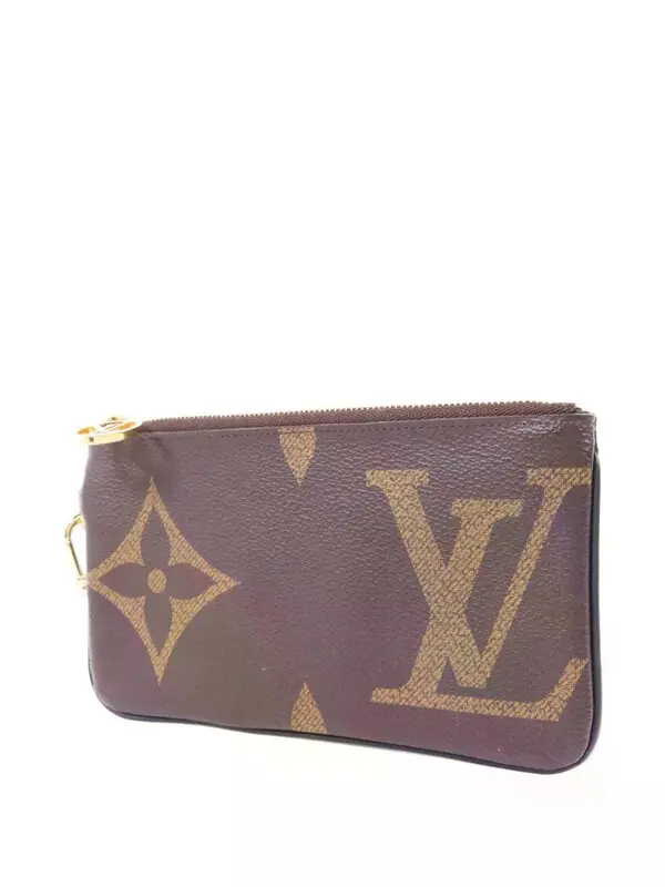 LOUIS VUITTON Trio Reverse Monogram Giant Clutch Bag - Brown