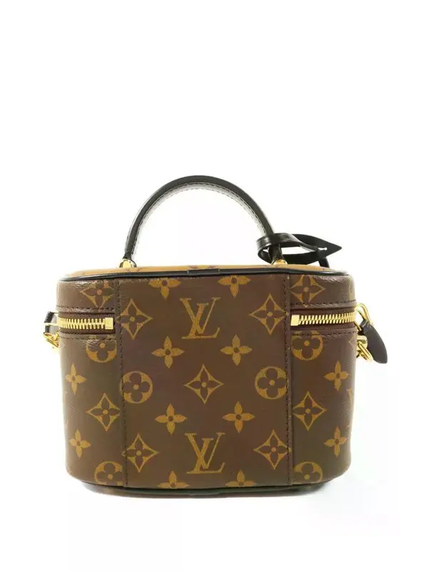 LOUIS VUITTON Vanity Pm Monogram Handbag - Brown