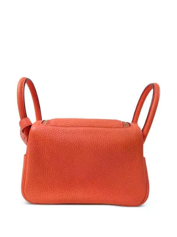 Hermès Mini Lindy Tote Bag - Orange