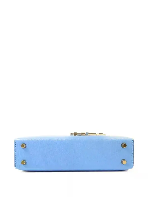 Hermès Mini Verrou Chain Shoulder Bag - Blue