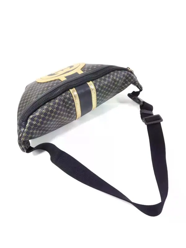 Gucci Dapper Dan Gg Belt Bag - Black