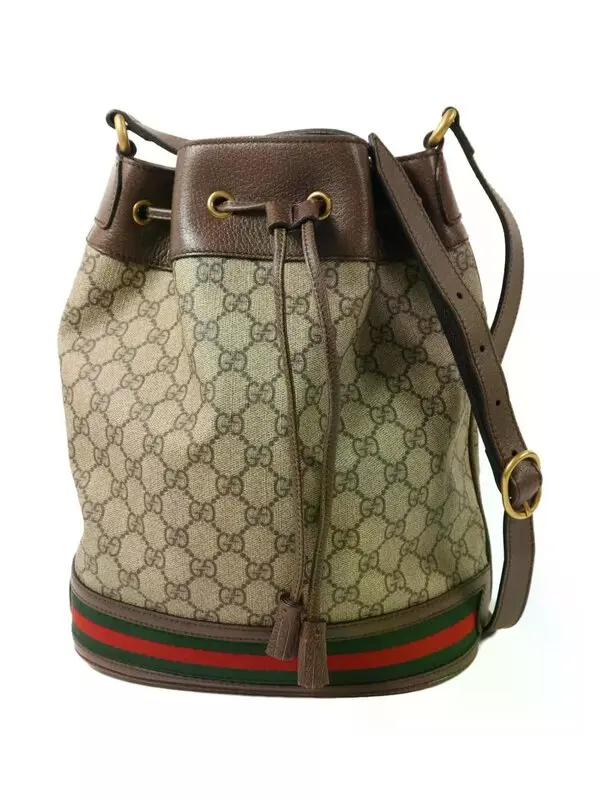 Gucci Ophidia Gg Bucket Bag - Neutrals
