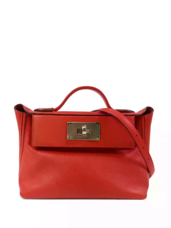 Hermès 2020 Mini 24/24 Tote Bag - Red