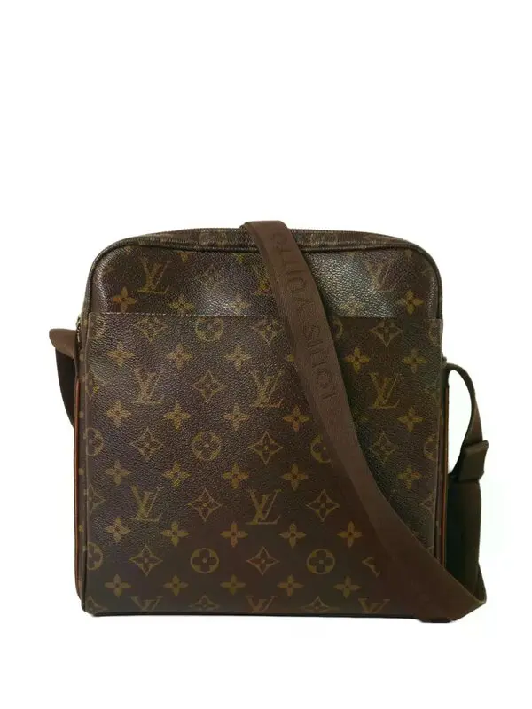LOUIS VUITTON Monogram Trotteur Beaubourg Shoulder Bag - Brown