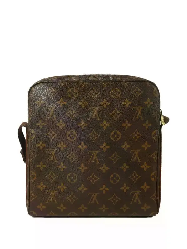 LOUIS VUITTON Monogram Trotteur Beaubourg Shoulder Bag - Brown