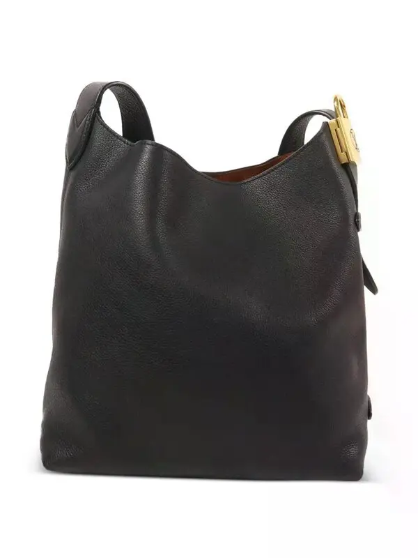 LOUIS VUITTON Low Key Leather Shoulder Bag - Black