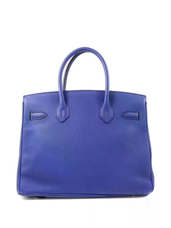 Hermès 30 Togo Tote Bag - Blue