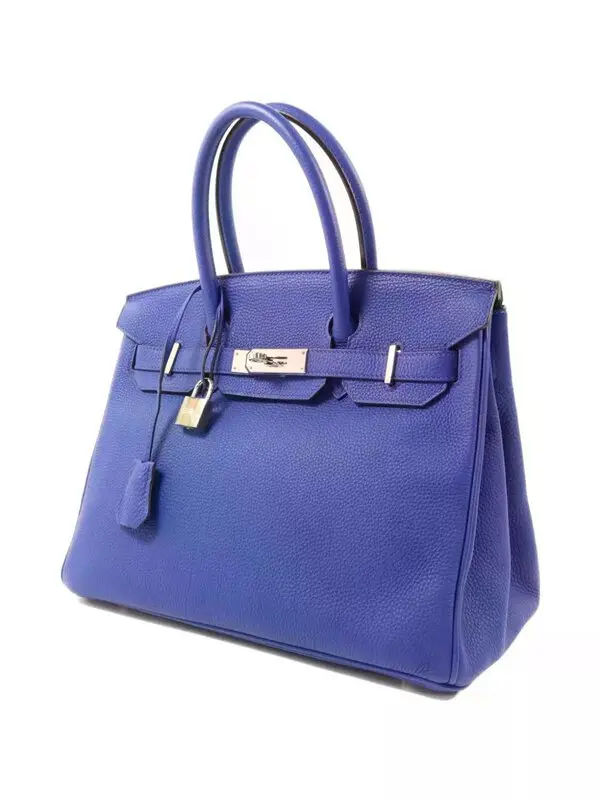 Hermès 30 Togo Tote Bag - Blue