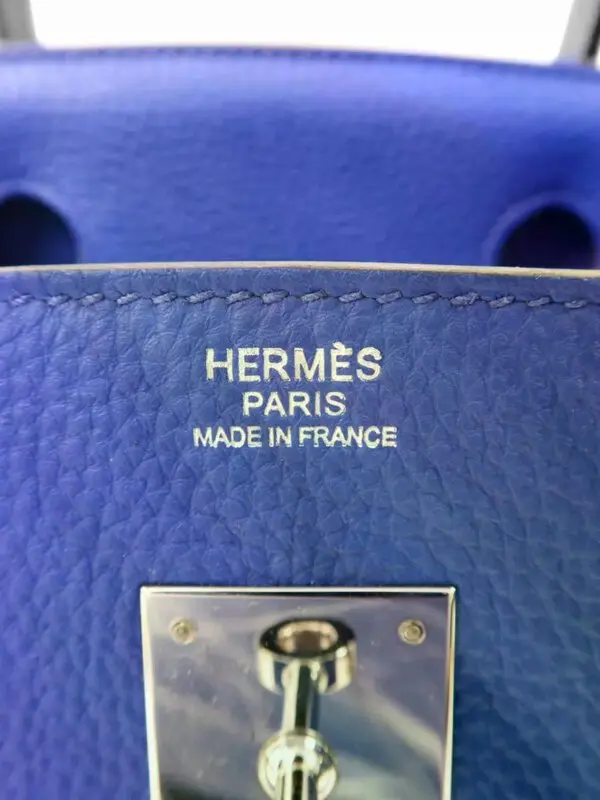 Hermès 30 Togo Tote Bag - Blue