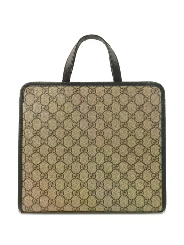 Gucci Gg Supreme Monogram Apple Tote Bag