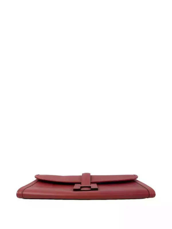 Hermès Jige Elan Clutch Bag - Red
