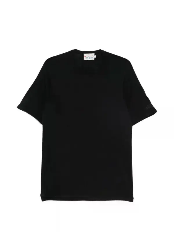 MC2 SAINT BARTH Logo-embroidered T-shirt