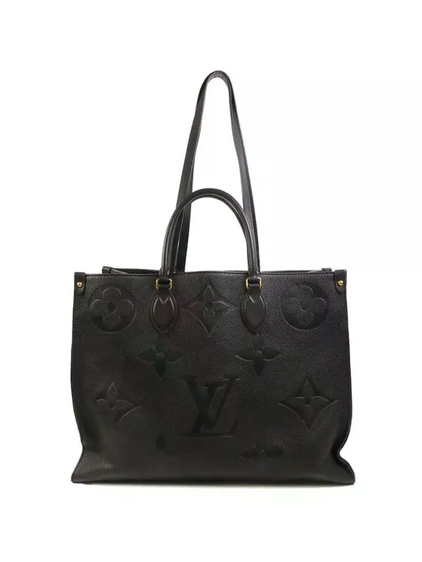 LOUIS VUITTON On The Go Gm Empreinte Tote Bag - Black