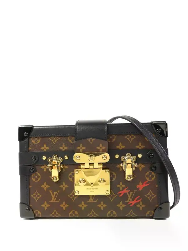 LOUIS VUITTON Petite Malle Monogram Canvas Bag