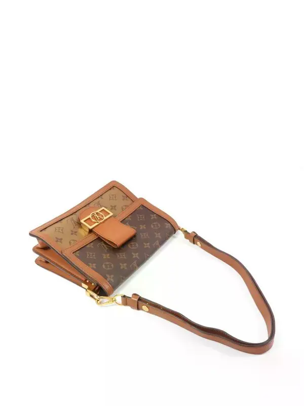 LOUIS VUITTON Dauphine Mm Monogram Reverse Tote Bag - Neutrals