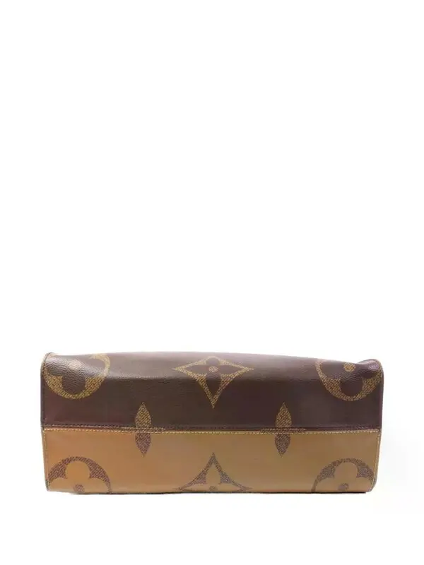 LOUIS VUITTON Monogram Giant On The Go Tote Bag - Brown