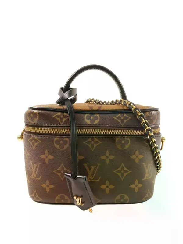 LOUIS VUITTON Monogram Vanity Pm Bag - Brown