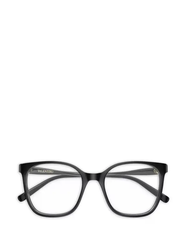 Valentino Garavani Rectangle Frame Eyeglasses - Black