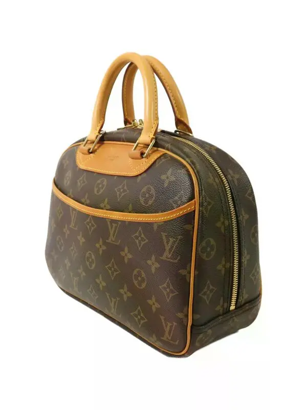 LOUIS VUITTON Monogram Trouville Pm Handbag - Brown