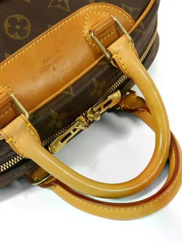 LOUIS VUITTON Monogram Trouville Pm Handbag - Brown