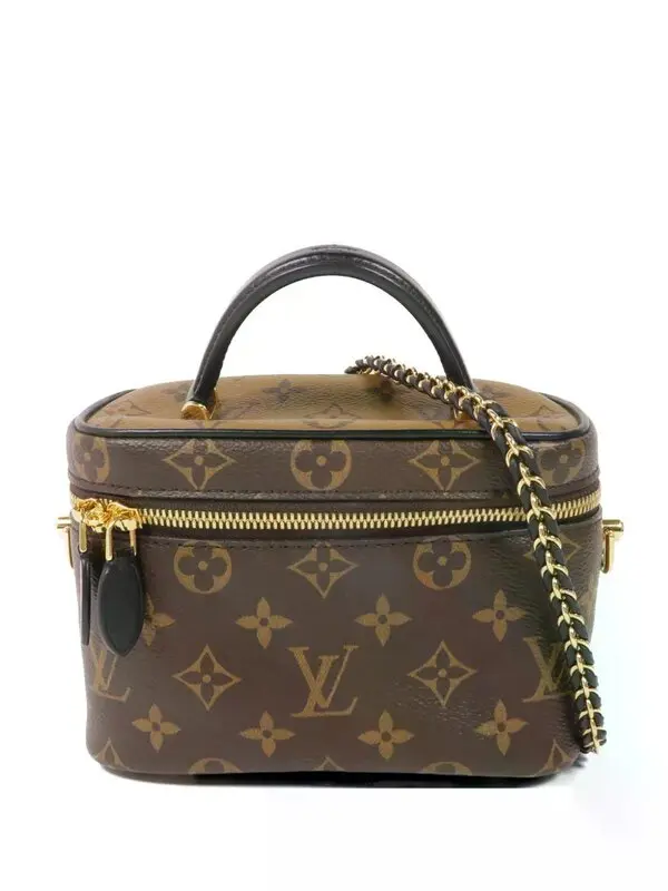 LOUIS VUITTON Vanity Pm Monogram Reverse Handbag - Brown