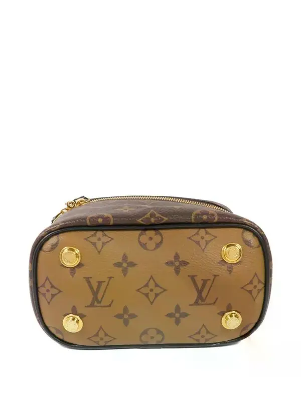 LOUIS VUITTON Vanity Pm Monogram Reverse Handbag - Brown