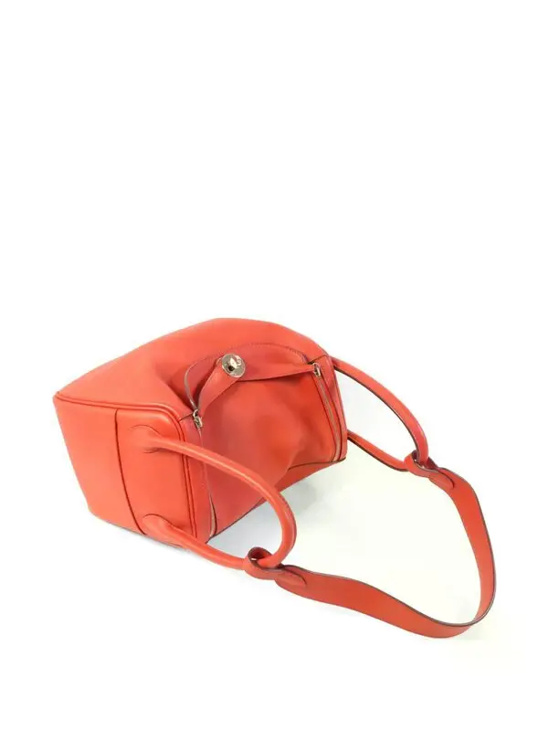 Hermès Lindy 26 Swift-leather Tote Bag - Red