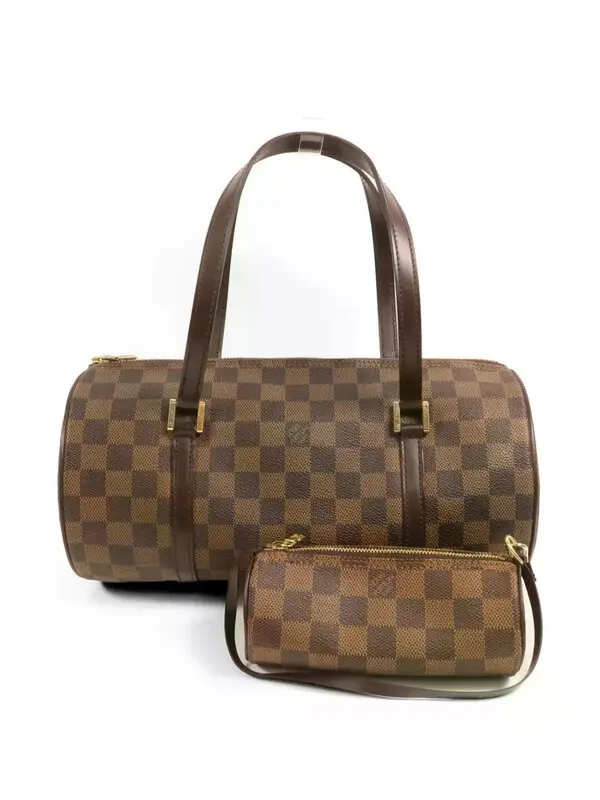 LOUIS VUITTON Papillon Damier Tote Bag - Brown