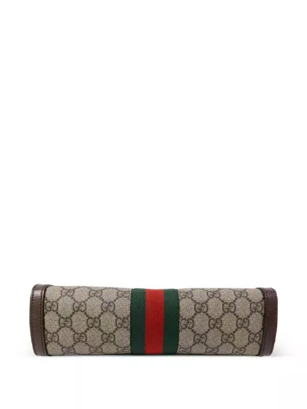 Gucci Ophidia Gg Canvas Chain Shoulder Bag - Brown