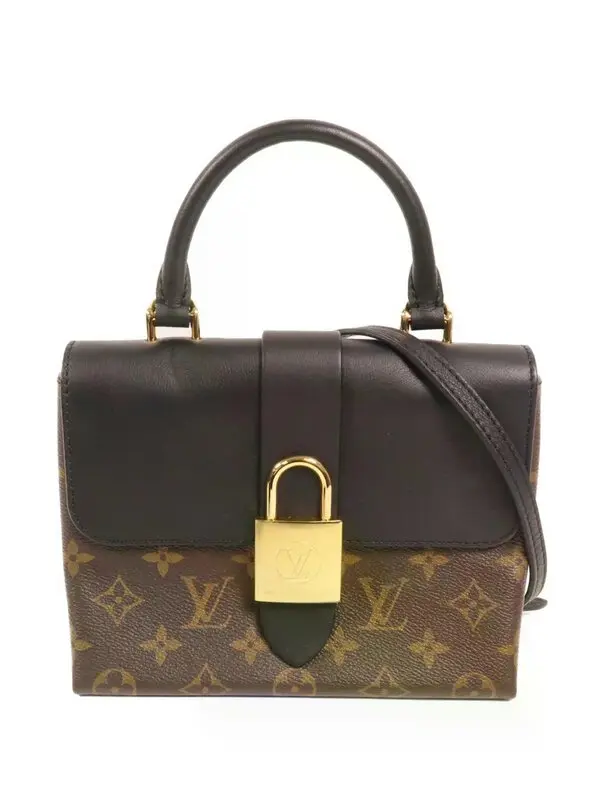 LOUIS VUITTON Locky Bb Monogram Canvas Handbag - Brown