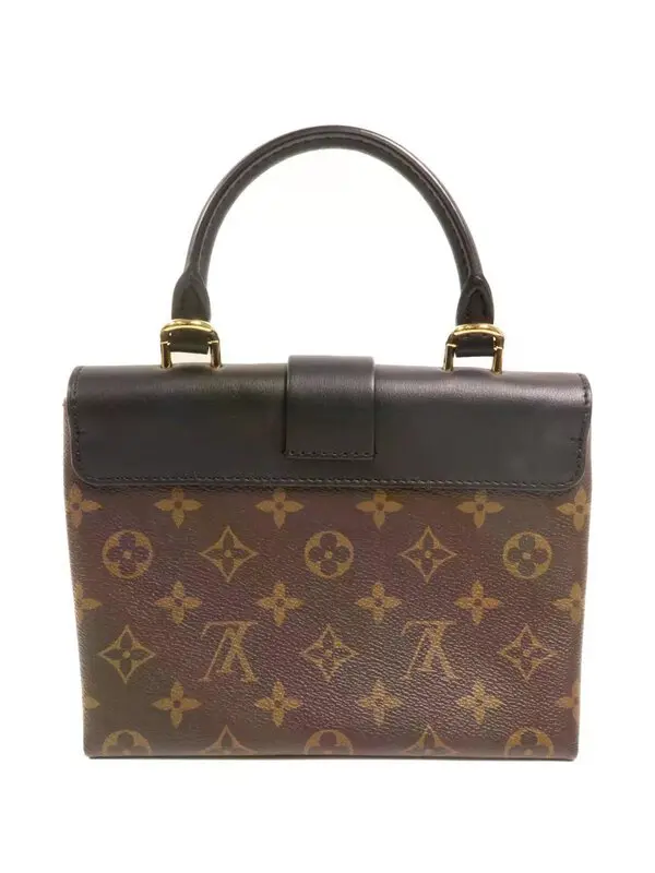 LOUIS VUITTON Locky Bb Monogram Canvas Handbag - Brown