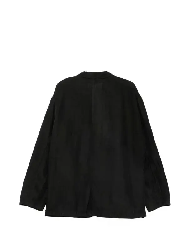 Comme Des Garçons Patch-pocket Button-up Blazer