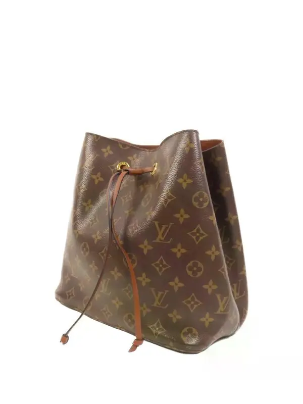 LOUIS VUITTON Monogram Canvas Bucket Bag - Brown