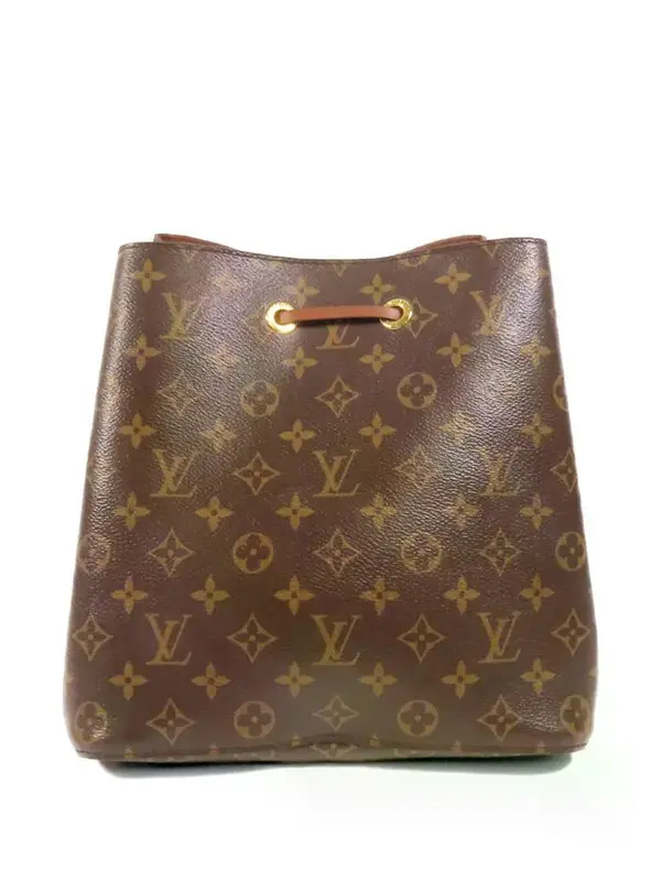 LOUIS VUITTON Monogram Canvas Bucket Bag - Brown
