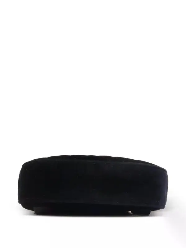 Gucci Gg Marmont Matelassé Velvet Belt Bag