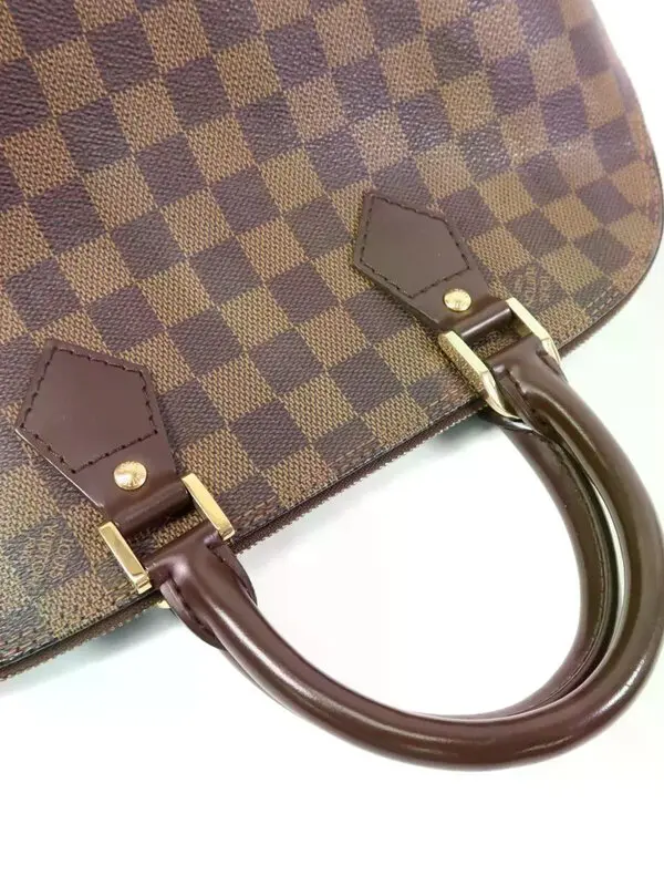 LOUIS VUITTON Alma Damier Ebène Canvas Tote Bag
