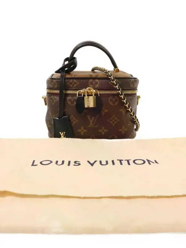 LOUIS VUITTON Vanity Pm Monogram Reverse Shoulder Bag - Brown