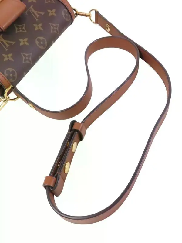 LOUIS VUITTON Mini Dauphine Monogram Reverse Crossbody Bag - Brown