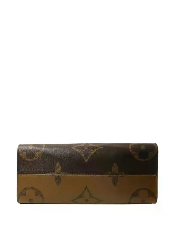 LOUIS VUITTON Giant Monogram On The Go Tote Bag - Brown